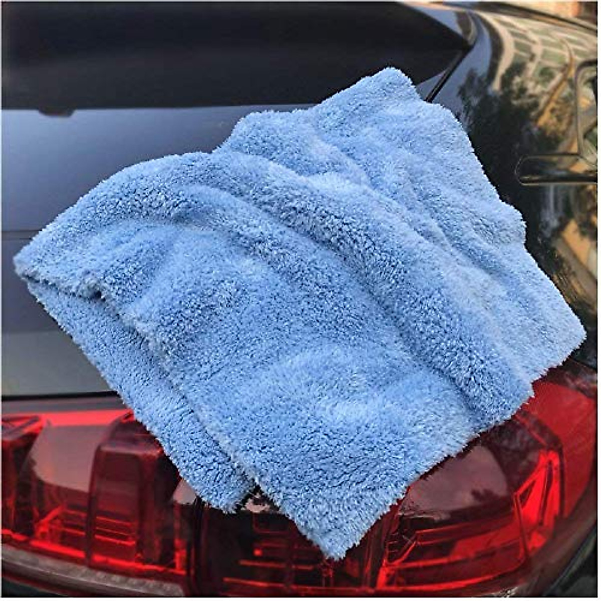 Kingsheep 6Pack Car Microfiber Towel for Auto Thick Buffing Microfiber Cleaning Cloth 16"x16" Plush Polishing Drying Towels 450gsm Detailing Cloths