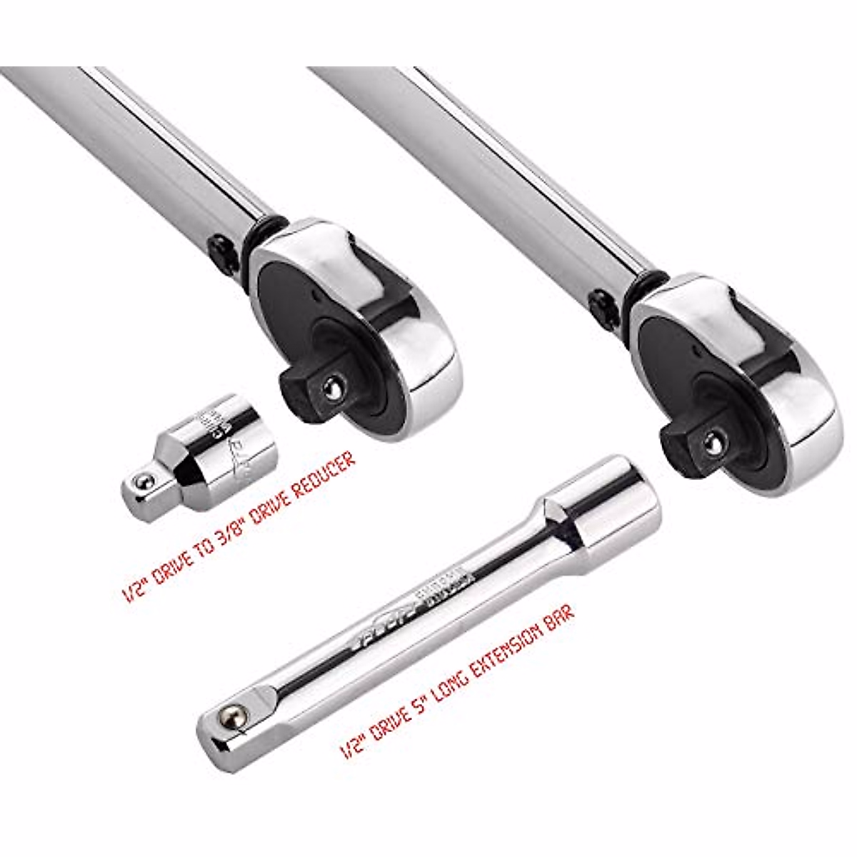 EPAuto 1/2-inch Drive Click Torque Wrench, 10~150 ft./lb., 13.6 ~ 203.5 N/m