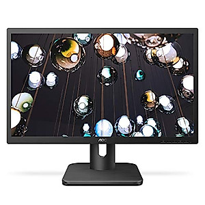 AOC 27E1H 27" Full HD 1920x1080 Monitor, IPS Panel, 5ms, FlickerFree, HDMI/VGA, VESA Compatible, EnergyStar