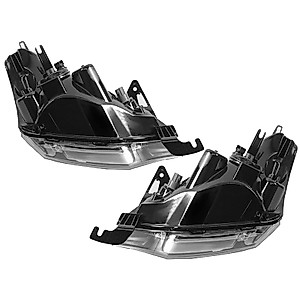 APA Replacement Headlight for 2008 2009 2010 2011 08 09 10 11 Ford Focus S SE SEL Model Pair with Passenger Right and Driver Left Side FO2503244 FO2502244