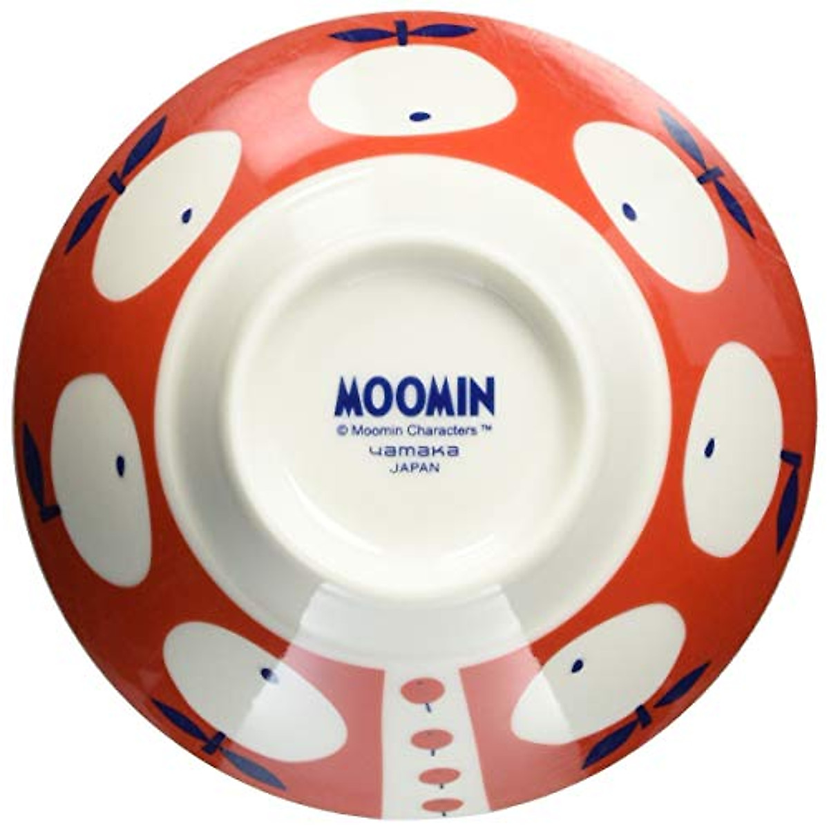 Yamaka Shoten MOOMIN MM032-312 Rice Bowl, Little My, Made in Japan, Red, 9.5 fl oz (280 ml)