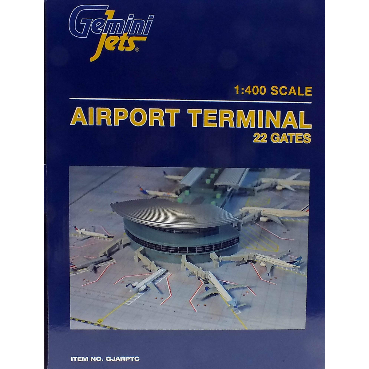 GJARPTC Airport Terminal Double ROTUNDA GEMGJARPTC 1:400 Gemini Jets Airport Terminal with 22 Gates (pre-Painted/pre-Built)