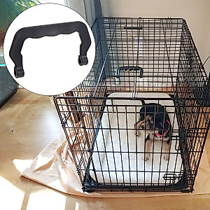 POPETPOP 30 Pcs Cage Handle Accessories Dog Crates for Large Dogs Clip on Handles for Smalldog Cage Dog Kennel Ginny Stuff Pink Serving Tray Outdoor Tray Pet Cattery Plastic Travel Suitcase