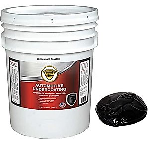 WOOLWAX 5 Gallon Pail BLACK Lanolin Undercoating Thick Fluid Coating Long Lasting Resists Wash-off Film Barrier Protects For (2) Years+ or More. Rust Inhibitor Rust Prevention Anti Rust Coating Underbody Rust Proofing Corrosion Protection