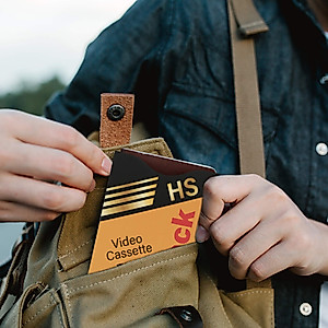 LotFancy RFID Blocking Sleeves (19 Pack, 14 Credit Card Sleeves + 5 Passport Sleeves) for Identity Theft Protection, Designed with Cassette Pattern