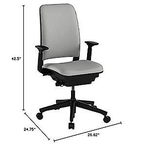 Steelcase Amia Fabric Chair, Gray