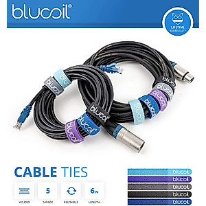 Samson C01 Large-Diaphragm Condenser Microphone for Recording Vocals, Acoustic Instruments, Overhead Drums Bundle with Blucoil Pop Filter Windscreen, 10-FT Balanced XLR Cable, and 5X Cable Ties