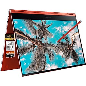 Samsung Galaxy Chromebook Tablet Touchscreen with Pen| 13.3 4K AMOLED Display| Intel i5-10210U| USB Type-C| Backlit Keyboard| Wi-Fi6| Chrome OS| Fingerprint (8GB RAM| 256GB SSD+32G SD Card) (8/256)