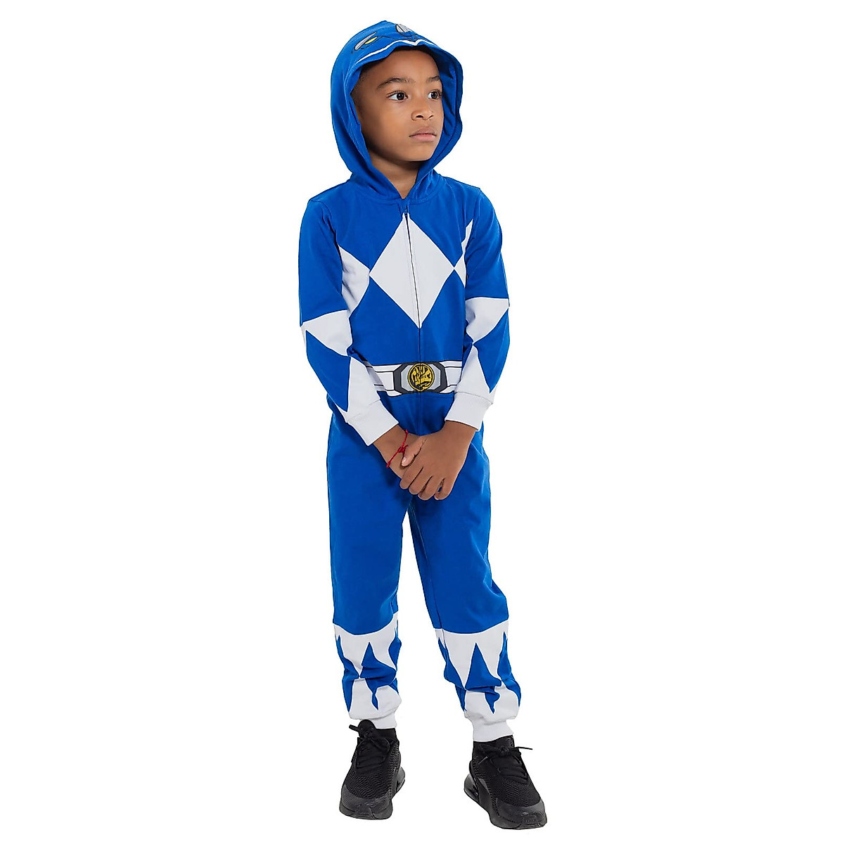 Power Rangers Blue Ranger Toddler Boys Zip Up Coverall 3T
