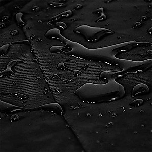 BTURYT Replacement Canopy for Swing,Outdoor Swing Canopy Replacement Porch Top Cover Seat, 3 Seater Waterproof Top Cover for Patio Swing Garden Swing, Black