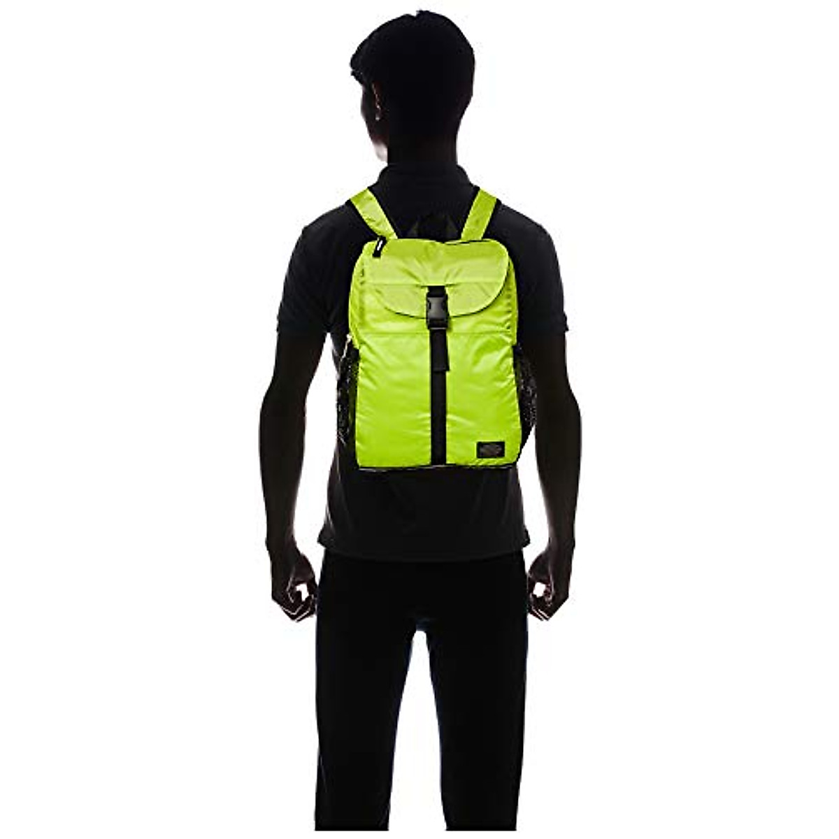 Solo Tourist CDP-25 Lime Bag, Compact Daypack, Folding Bag, Lightweight, Keyed