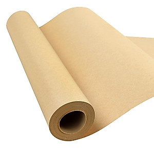 15"×400" Brown Paper Roll, Brown Wrapping Paper, Craft Paper, Wrapping Paper, Packing Paper for Moving, Packing, Gift Wrapping, Wall Art, Table Runner, Floor Covering