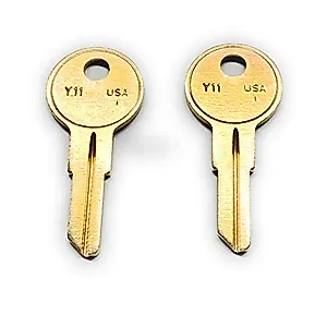 Two Keys for Herman Miller File Cabinet Office Furniture Cut to Lock/Key Numbers from UM226 to UM275 (UM253)