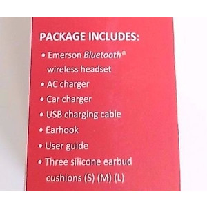 Emerson EM229 Wireless Bluetooth Headset