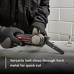 3M Cubitron II File Belt, 33437, 36+ Grit, 3/8 in x 13 in, Pack of 10 File Belts, Resin Bonded, Spot Weld Removal