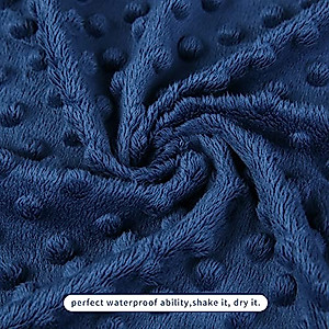 Porune Baby Changing Pad Cover,Water Resistant and Ultra Soft Comfortable Velvet Minky Dot Diaper Changing Table Covers for Baby Girls and Boys,Fit 32”*16” Pads(Poseidon)