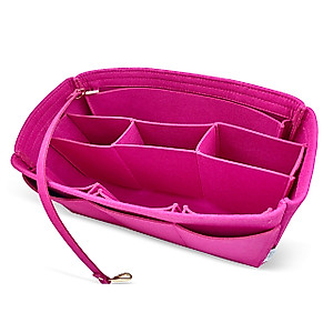 AlgorithmBags design for LV Neverfull MM Luxury Purse Organizer Insert Bag Shaper Liner Divider, Peony