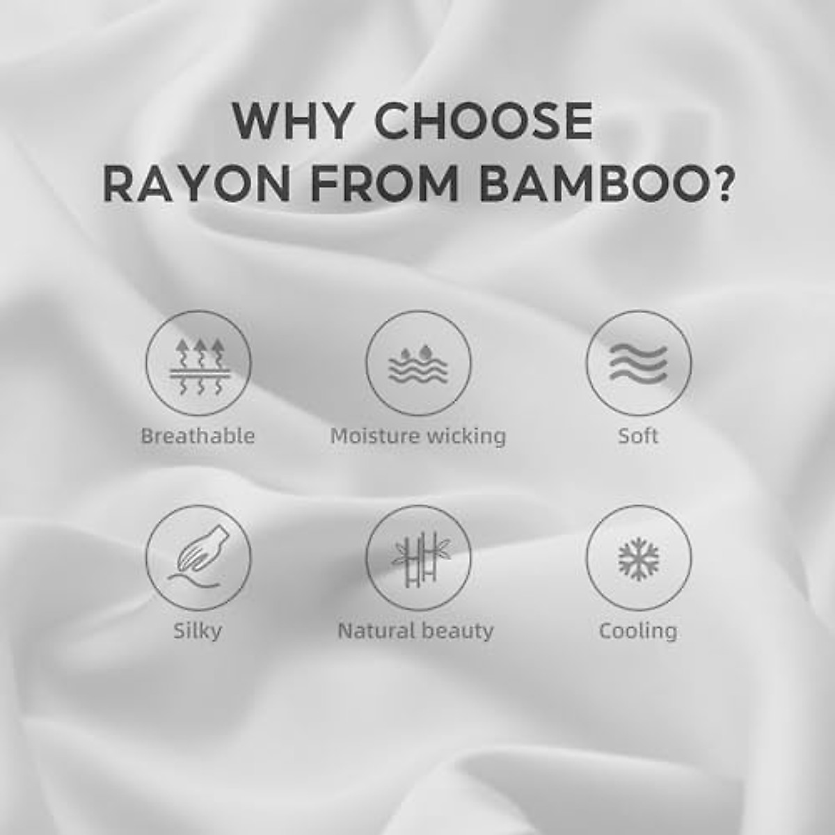 Warmstar 600 Thread Count Cooling Pillow Cases Standard Size Set of 2,Rayon Derived from Bamboo Cooling Pillow Cases for Hot Sleepers,Soft Silky Breathable Envelope Pillowcases,White,20x26 Inches