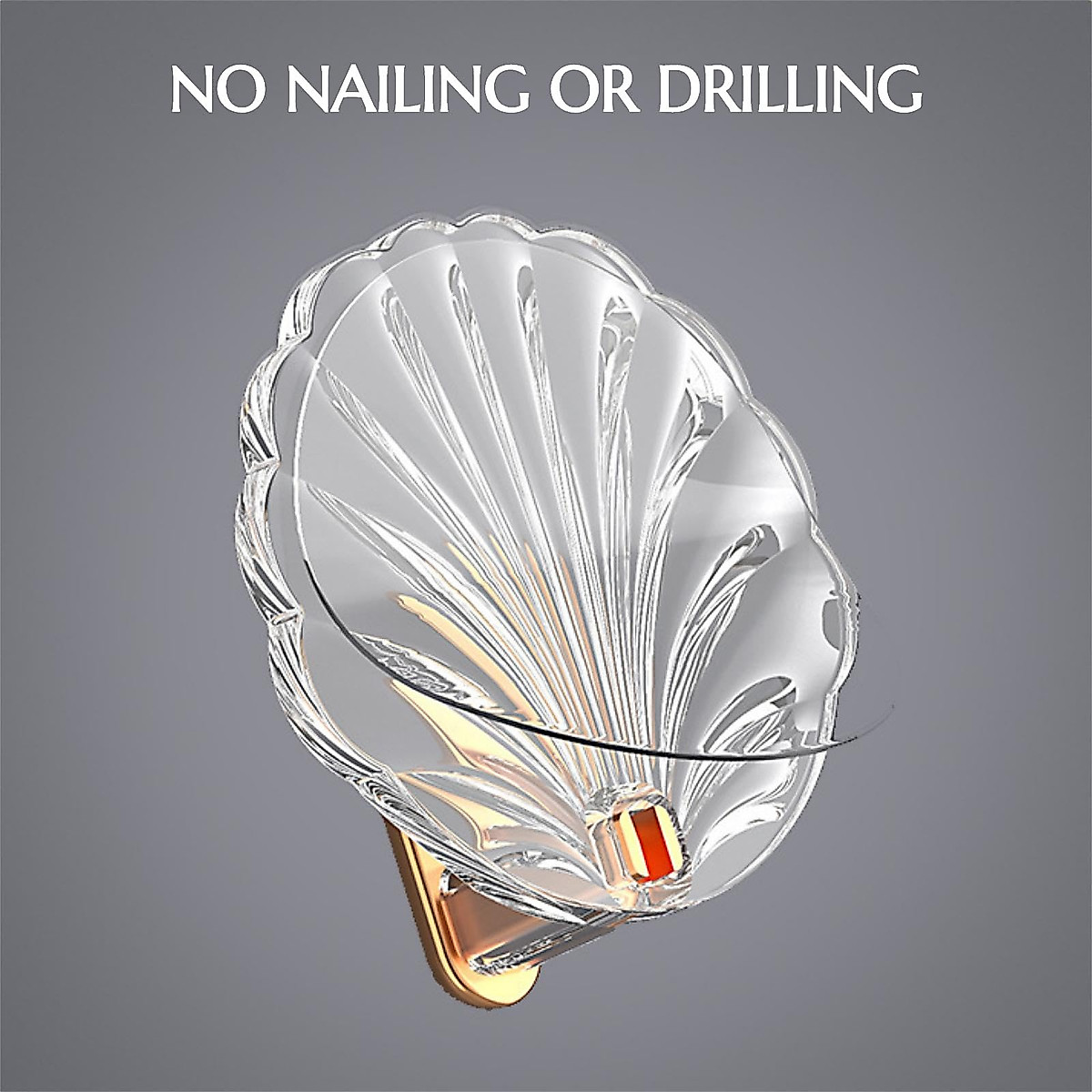 KINTEGOOD Decorative Wall Self Adhesive Hooks, Adhesive Wall Hooks for Hanging Heavy Duty, Over The Door Hooks Key Holder for Wall, Wall Hook Key Purse Hanger Door Hanger Hook (4pcs)