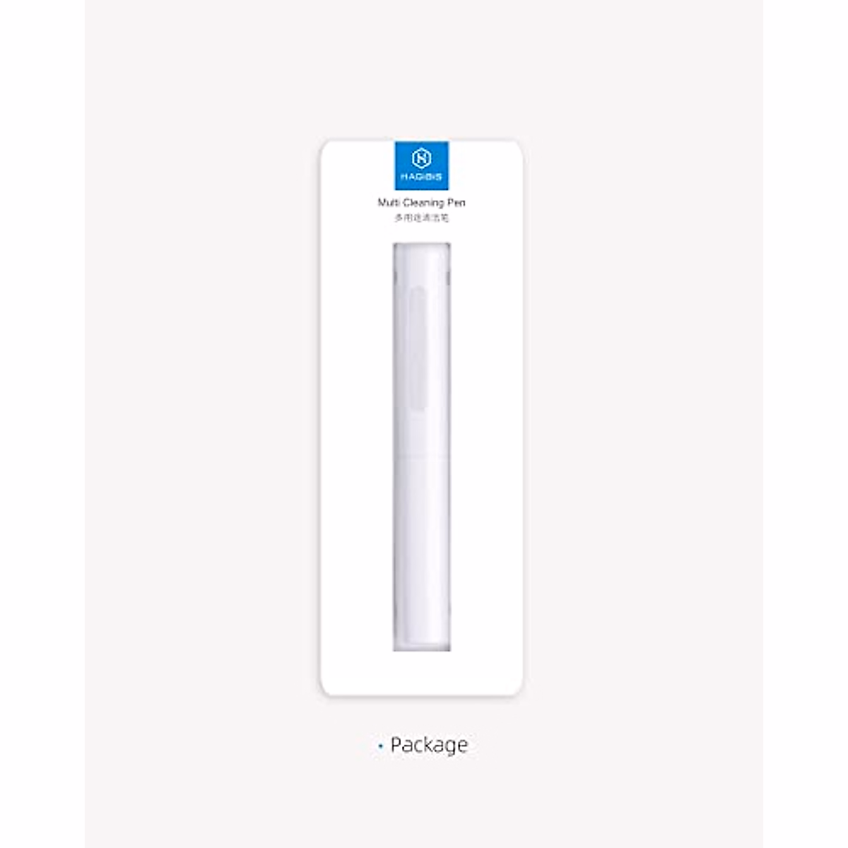 Hagibis Cleaning Pen for Airpods Pro 1 2 Multi-Function Cleaner Kit Soft Brush for Bluetooth Earphones Case Cleaning Tools for Lego Huawei Samsung MI Earbuds (White)