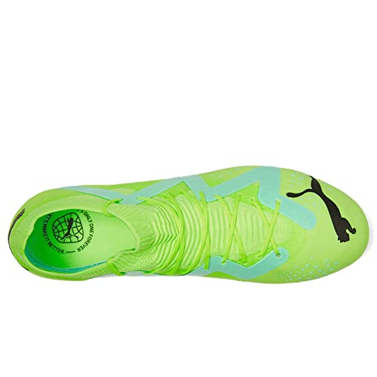 PUMA Future Match FG/AG Fast Yellow/Puma Black/Electric Peppermint 9.5 D (M)