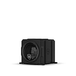 wet sounds | Stealth AS-6 | High Efficiency, 6.5" Active Marine Powered Subwoofer with Built-in 250 Watt Amp | Remote Level Control Included (Black)