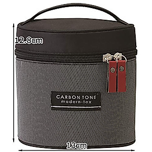 Skater KBST3 Insulated Lunch Box, Bowl Shape, 33.4 fl oz (1,050 ml), For STLB3 Lunch Bag, Carbon Tone