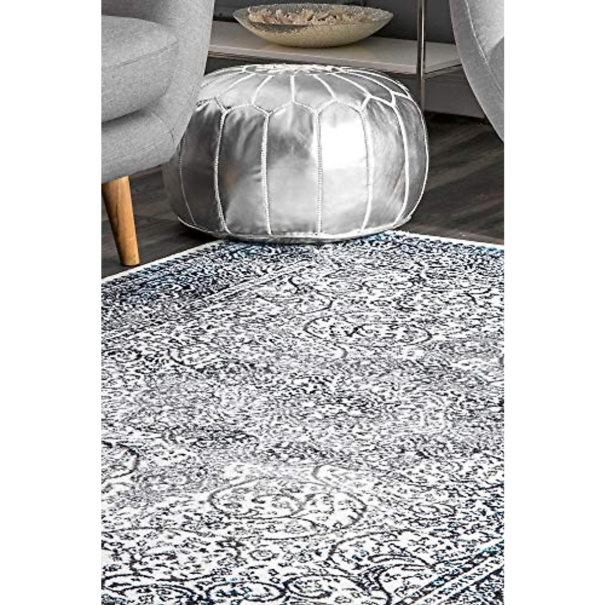 nuLOOM Transitional Persian Delores Area Rug, 4x6, Blue