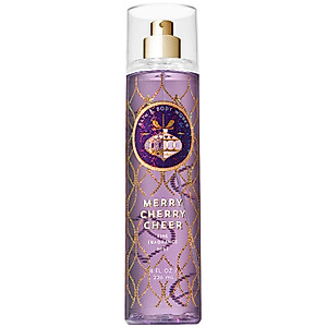 Bath and Body Works MERRY CHERRY CHEER Fine Fragrance Mist 8 Fluid Ounce (2019 Edition)
