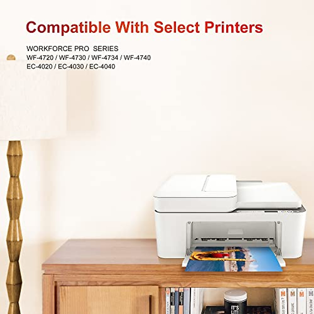 802XL Black Ink Cartridges Remanufactured Replacements Ink for Epson 802 XL Ink Cartridges Compatible for Epson Workforce Pro wf-4720 wf-4730 wf-4734 wf-4740 All-in-one Printer (2 Pack, 802XL Black)