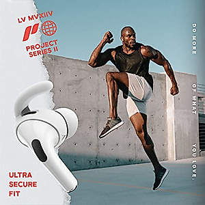 Proof Labs 4 Pairs for AirPods Pro 2 Ear Hooks Covers [Added Storage Pouch] Accessories Compatible with Apple AirPods Pro Generation 2 (White)