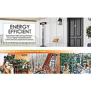 Fire Sense 60947 Infrared Patio Heater Replacement Bulb Fits with All of Our IR Heaters 60801, 60802, 60803, 60411, 02117, 60253, 02678, 60459, 02110, 60255 & 60460-1500 Watt