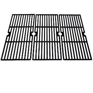 Direct Store Parts DC115 Polished Porcelain Coated Cast Iron Cooking Grid Replacement for Charbroil, Centro, Broil King, Costco Kirkland, K Mart, Master Chef Gas Grill