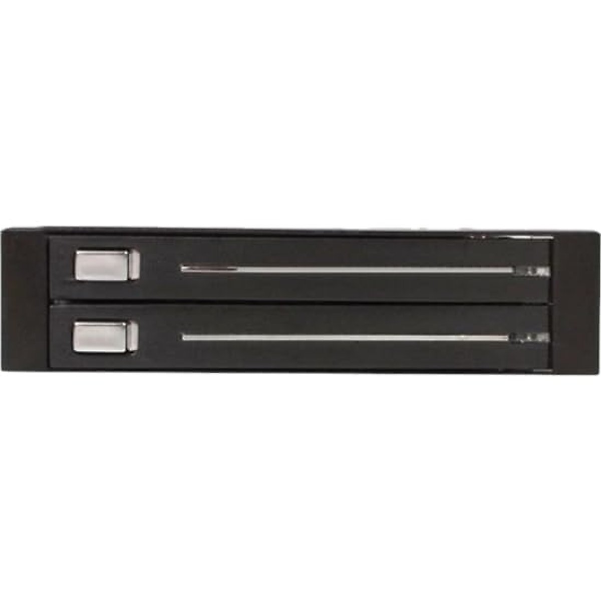 StarTech.com 2 Drive 2.5in Trayless Hot Swap SATA Mobile Rack Backplane - Dual Drive SATA Mobile Rack Enclosure for 3.5 HDD (HSB220SAT25B),Black