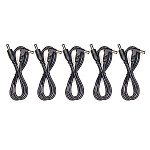 (5) Pack Effects Pedal Power Cables for Voodoo Labs ISO 5 Isolated Power Supply
