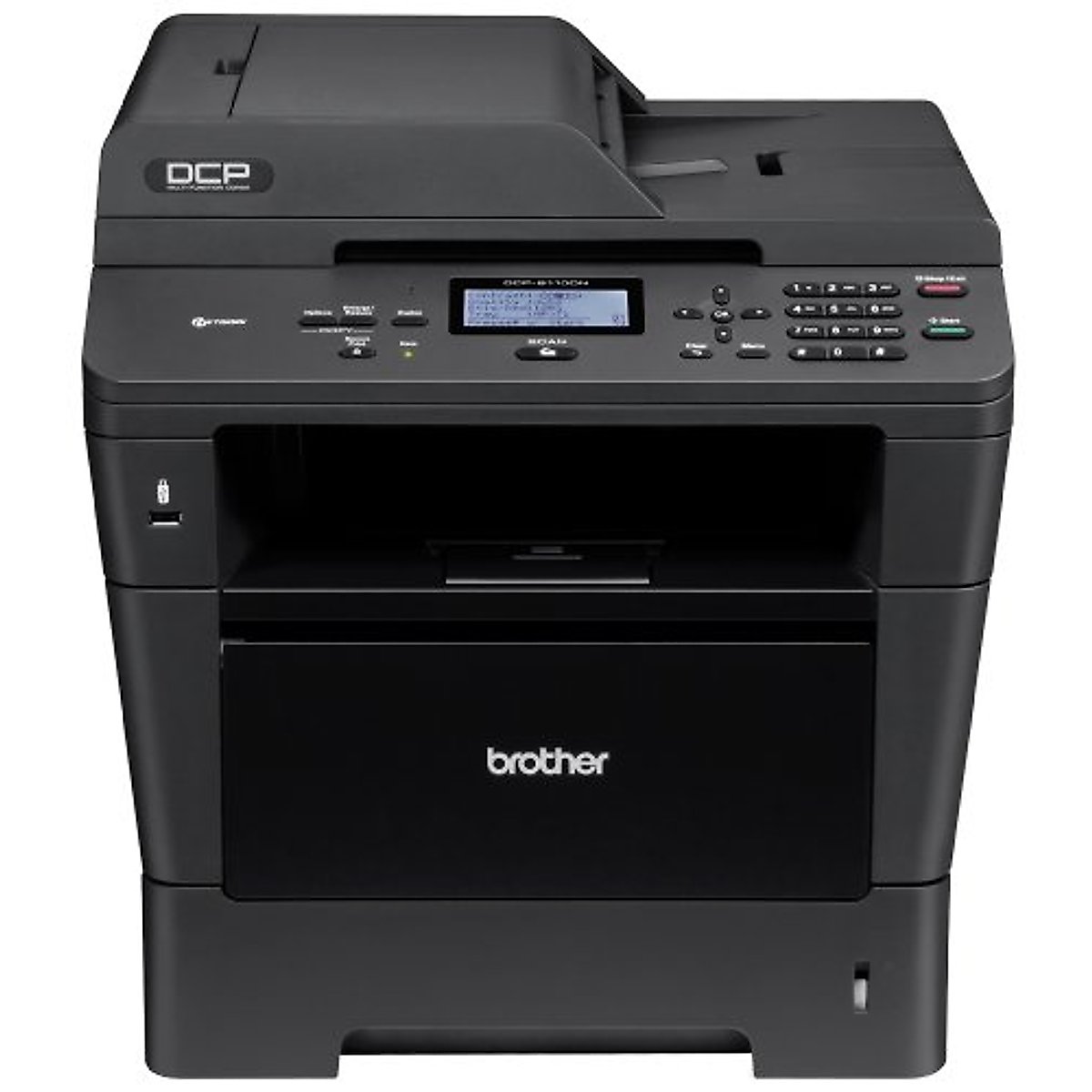 Brother Printer DCP8110DN Monochrome Printer with Scanner and Copier and Networking, Amazon Dash Replenishment Ready