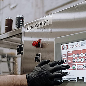 24mm Black on Clear Tape Label KINGDOM Compatible Clear Label Tape Replacement for Brother TZe-151 TZ-151 1" Laminated P Touch Label Tape, for PTD600 PTD610BT PTP710BT, 24mm 0.94 Inch, 4-Pack