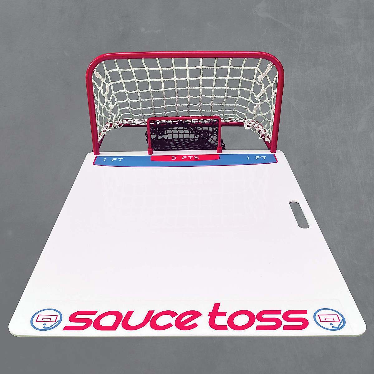 Sauce Toss: The Premium Hockey Sauce Pass Game for Playing, Passing, Training, Trick Shots and More - Tailgate Friendly and Portable Hockey Game, Supreme