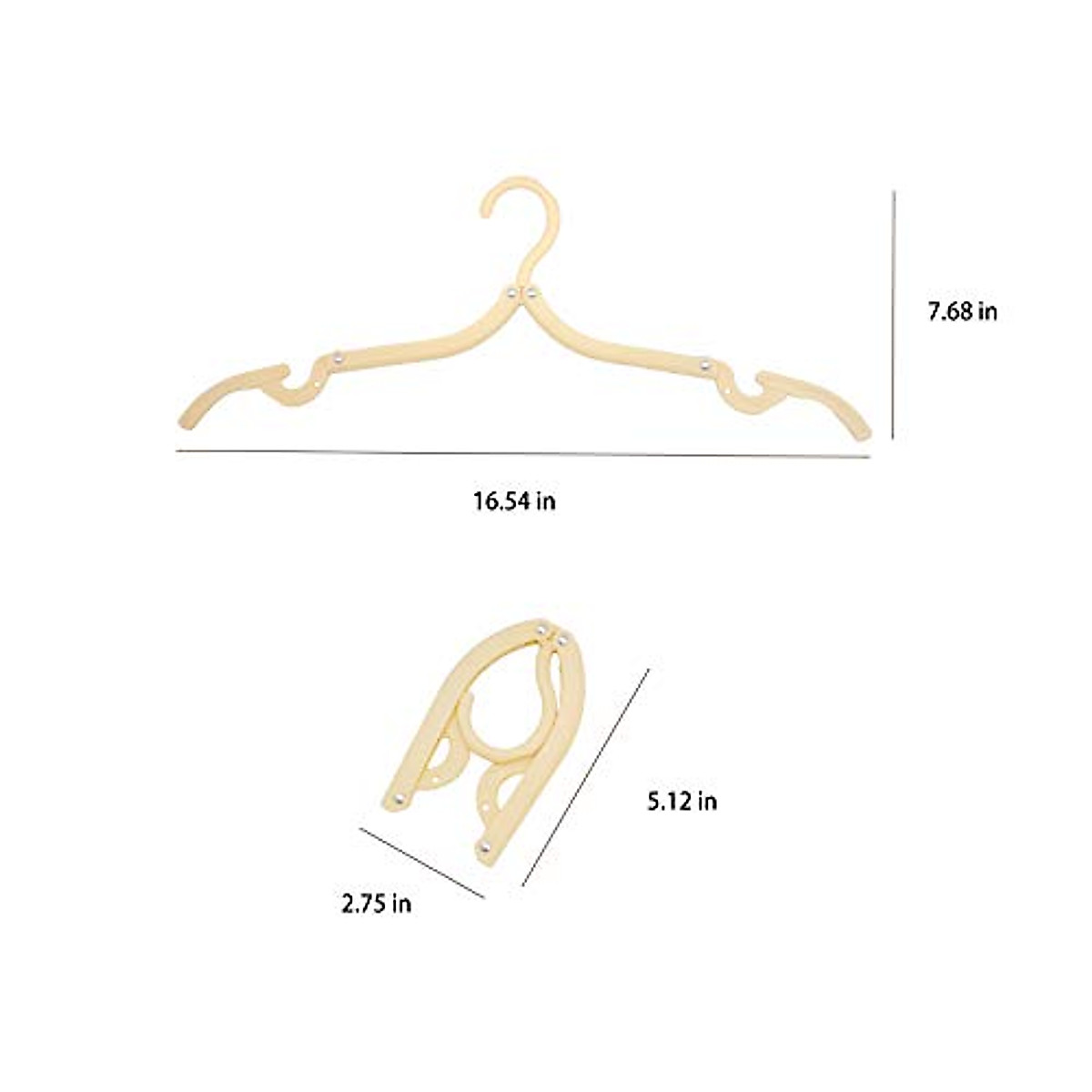 Portable Multifunctional Folding Clothes Hanger Travel and Business Enthusiasts are Used to fold Clothes Hanger