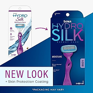 Schick Hydro Silk Razor for Women With 2 Moisturizing Blade Refills