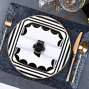 WFHTU Square Cutlery Set Kitchen Catering Utensils Bone Plate Bowl Plate Restaurant Combination