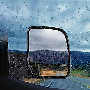 ECCPP Passenger Side Mirrors, Right Rear View Mirrors fit 2003-2013 For Ford E-150 E-250 2004-2013 For Ford E-350 E-450 Super Duty E-450 Econoline Black Manual Folding