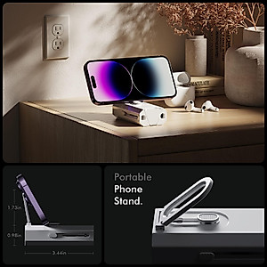 Aijeff Cleaner Kit for Airpod, Phone Cleaning Kit, Screen Cleaner with Spray and Microfiber Cloth, Multifunctional Keyboard Cleaner kit for Laptop, Earphone, Smartphone, Tablet-White