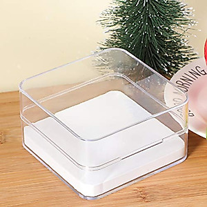 POPETPOP Display Case- Transparent Display Box with EVA Foam Board, Storage Box for Specimen Display & Collectibles