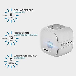 CINEMOOD Portable Movie Theater - Includes Educational Disney Content, Streams Netflix and Youtube - Anytime, Anyplace