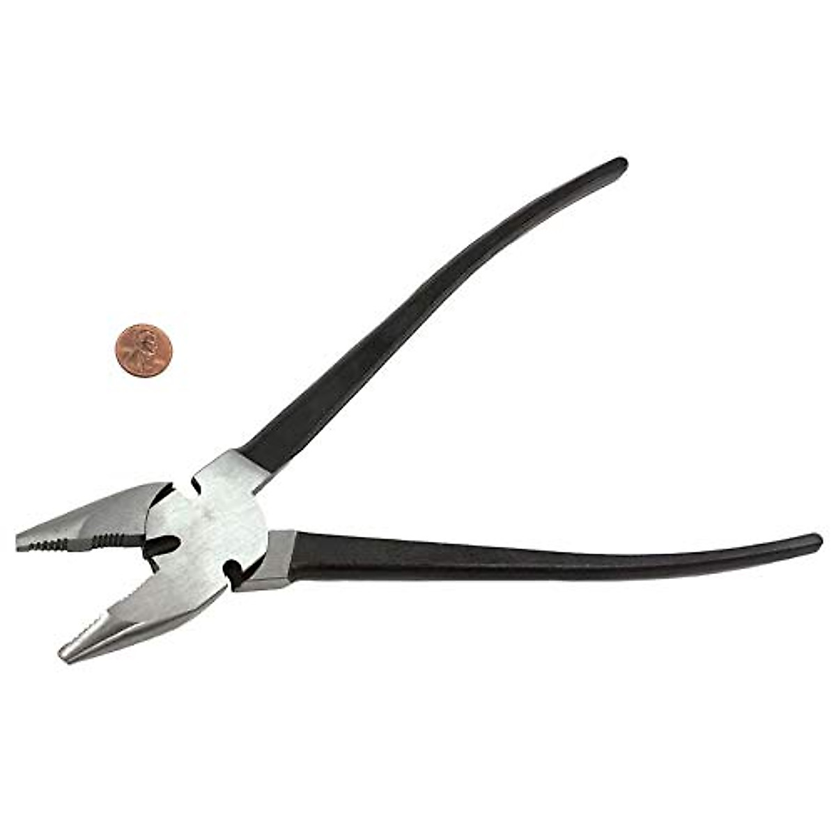 10" Premium Fence Pliers Round Nose Utica Style