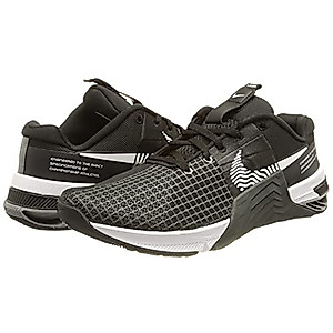 NIKE Women's Running Shoe, Black White Dk Smoke Grey Smok, 9.5