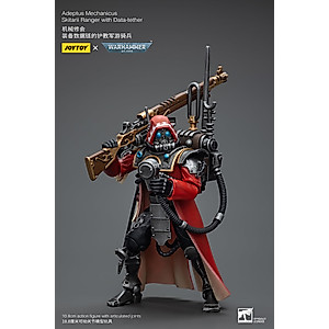 JoyToy Warhammer 40K: Adeptus Mechanicus Skitarii Ranger with Data-tether 1:18 Scale Action Figure