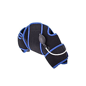 Brace Direct Cryotherapy with Adjustable Compression Air Pump Shoulder Wrap with Ice Pack for Shoulder Pain Relief, Injuries, Surgery and Arthritis and Faster Recovery
