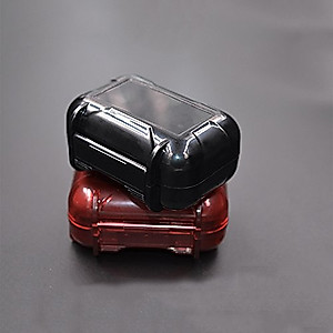 KZ ABS Hard-Sided Multifunction Protective Case for Earphones, in-Ear Monitors, Eartips (Black)